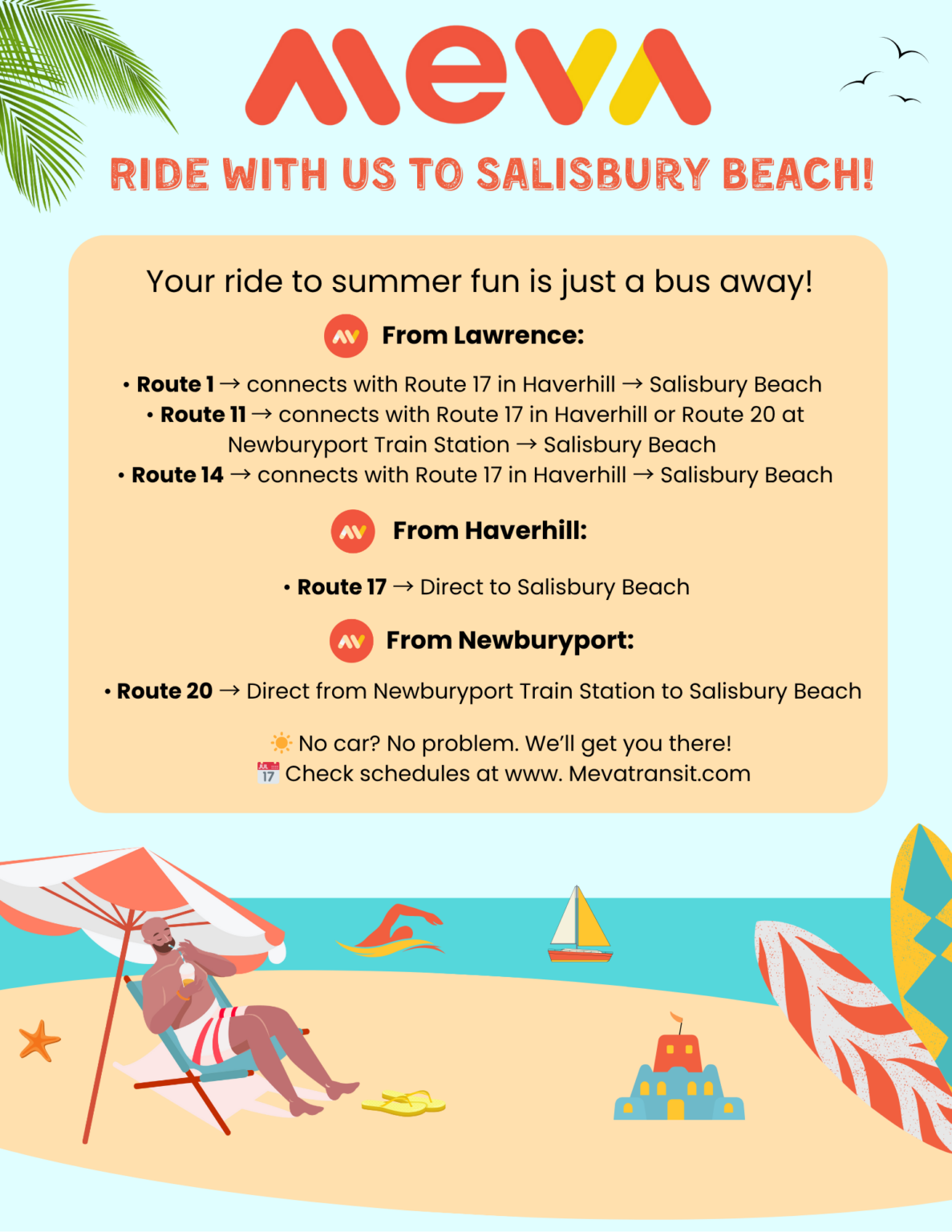 Ride with Us to Salisbury Beach! – MeVa